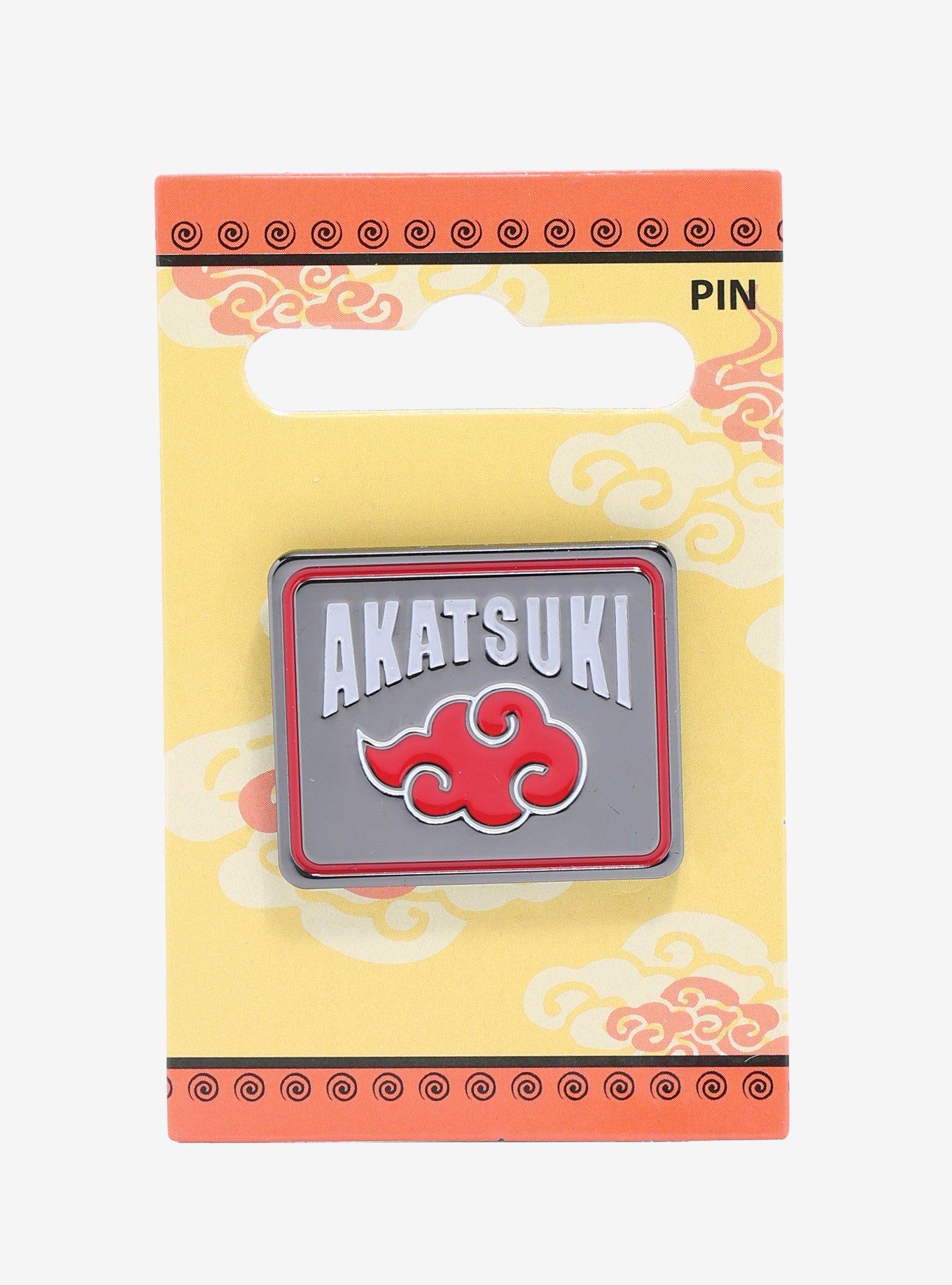 Naruto Shippuden Akatsuki Cloud Logo Enamel Pin - BoxLunch Exclusive ...