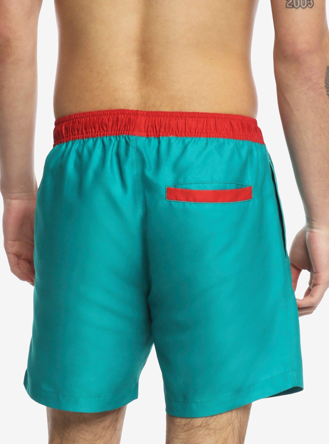 My Hero Academia Deku In Action Swim Trunks | HerUniverse