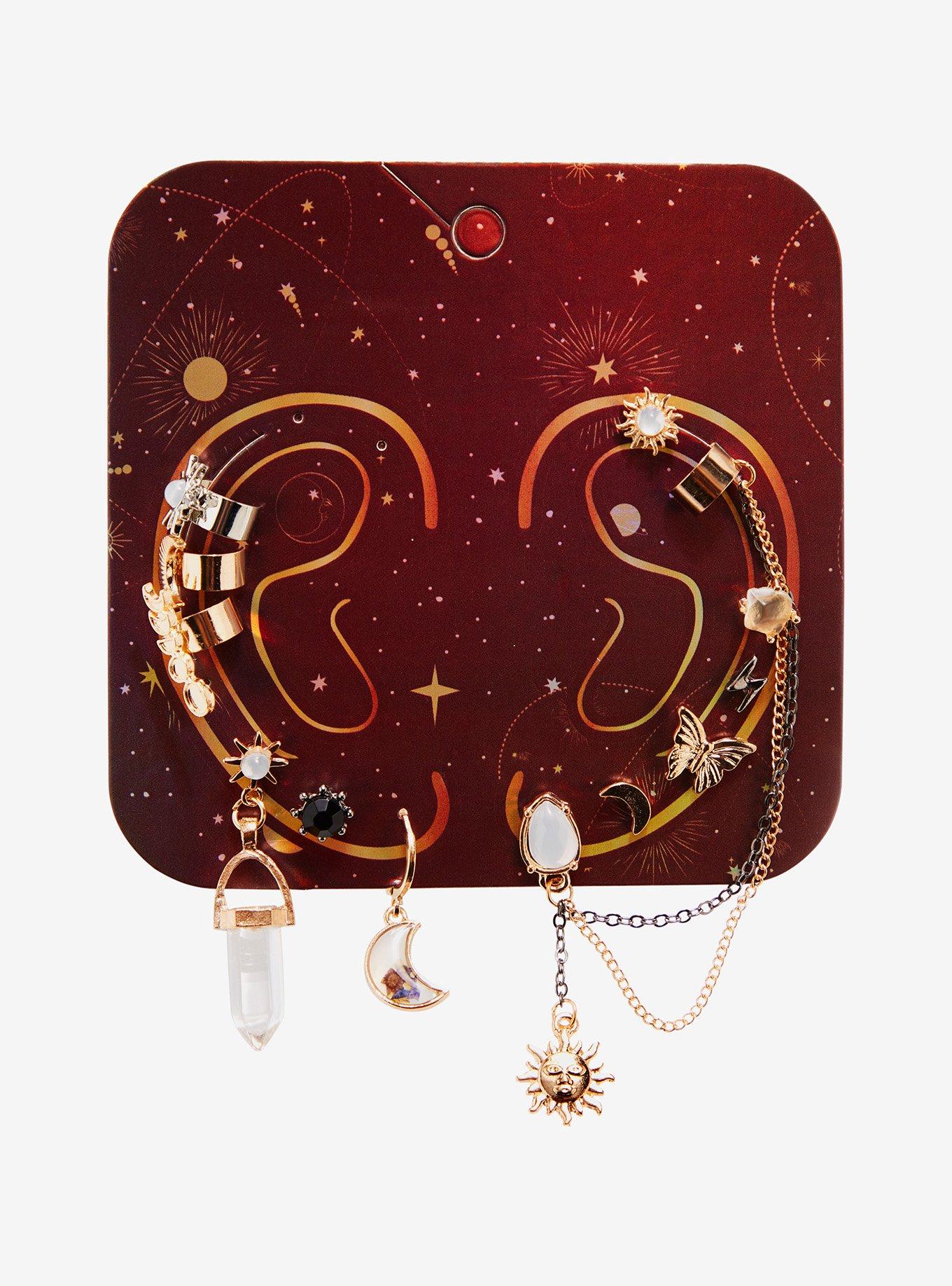 Celestial Opal Mismatch Earring Set | Hot Topic