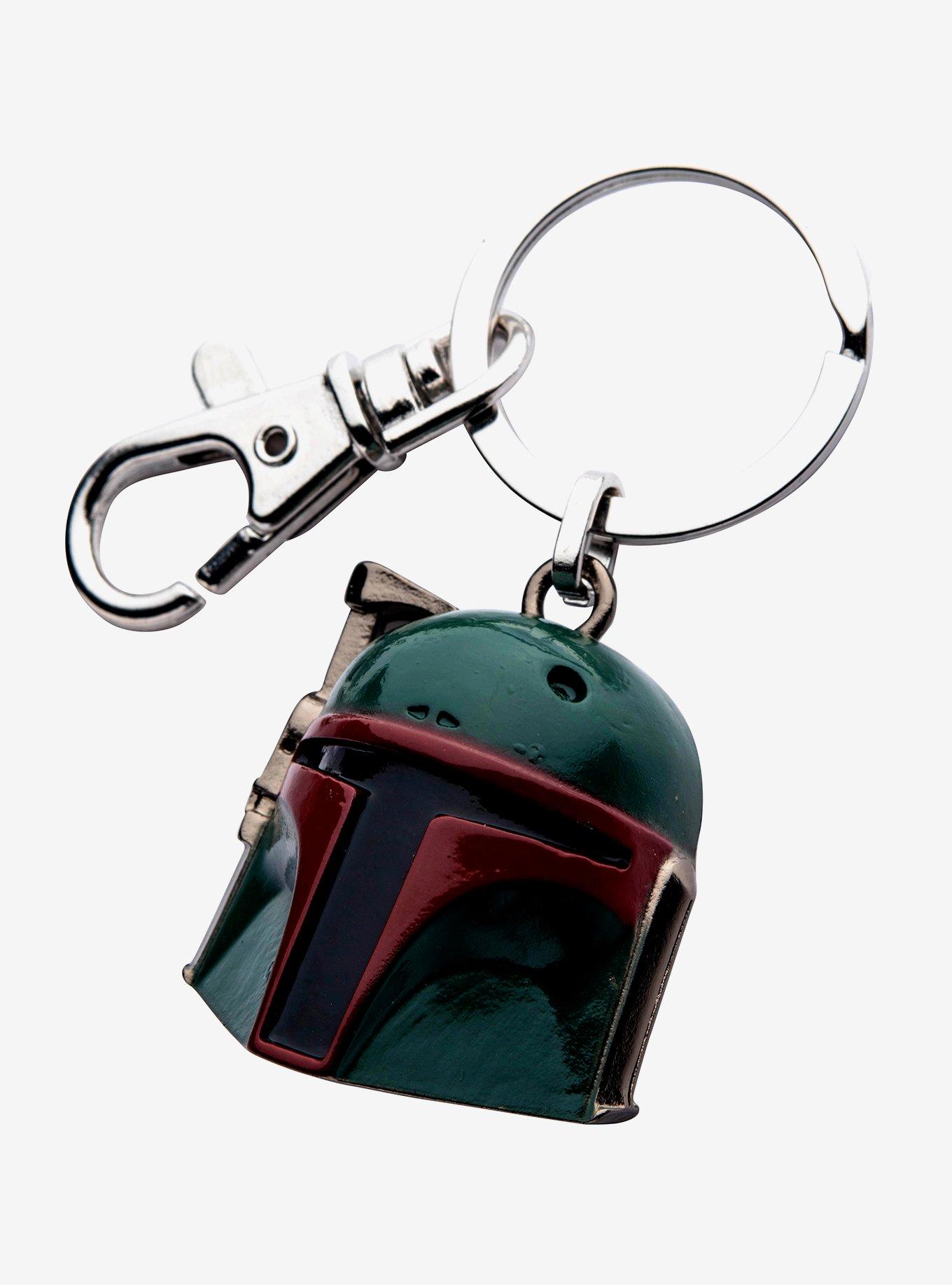 Star Wars The Book Of Boba Fett Boba Fett Helmet 3D Key Chain | HerUniverse