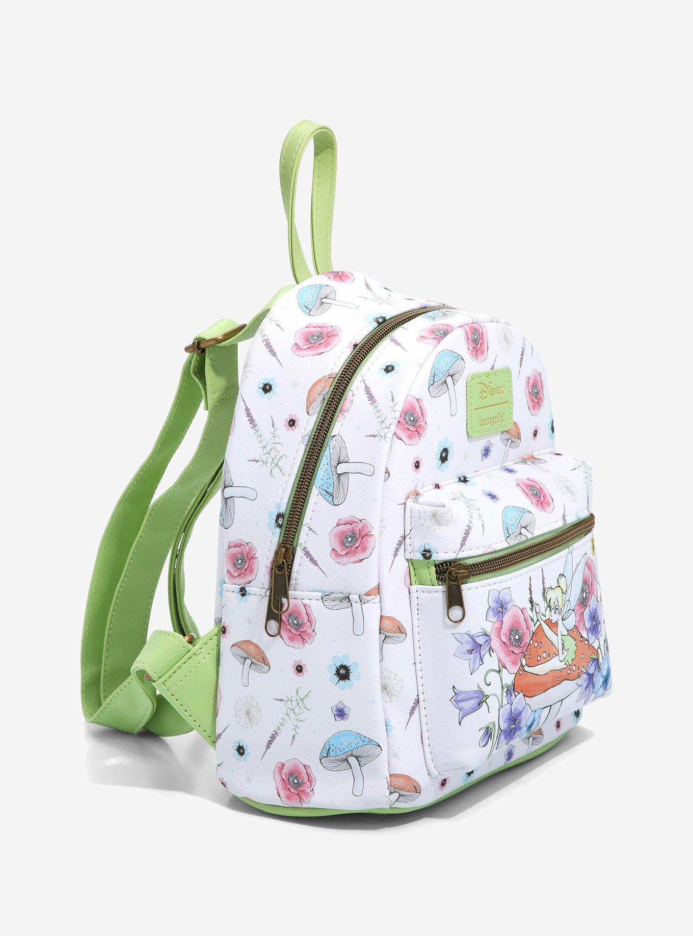 Loungefly Disney Peter Pan Grumpy Tinker Bell Forest Mini Backpack ...