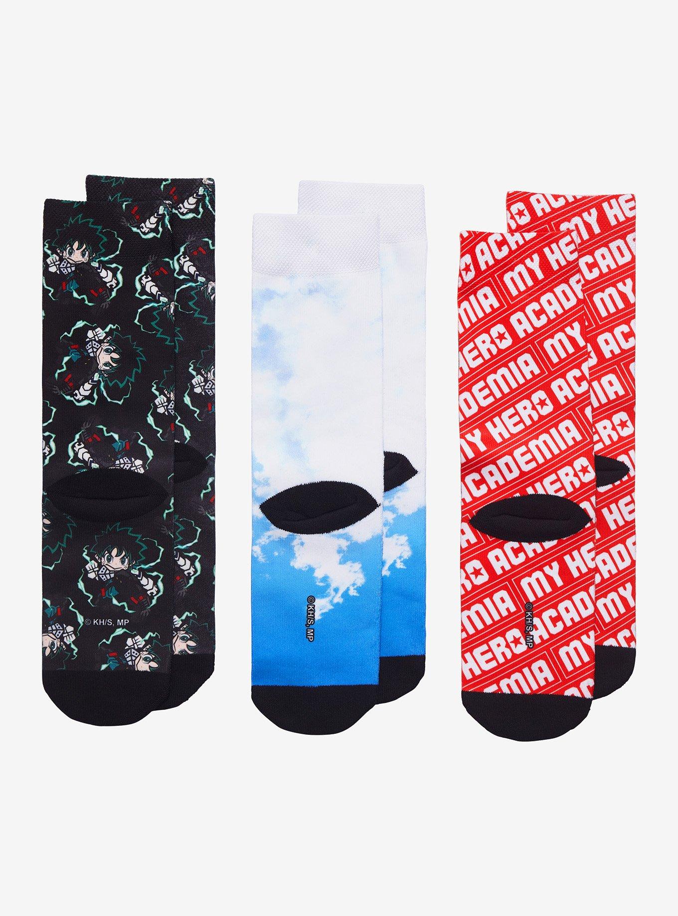 My Hero Academia Students Crew Socks 3 Pair | Hot Topic