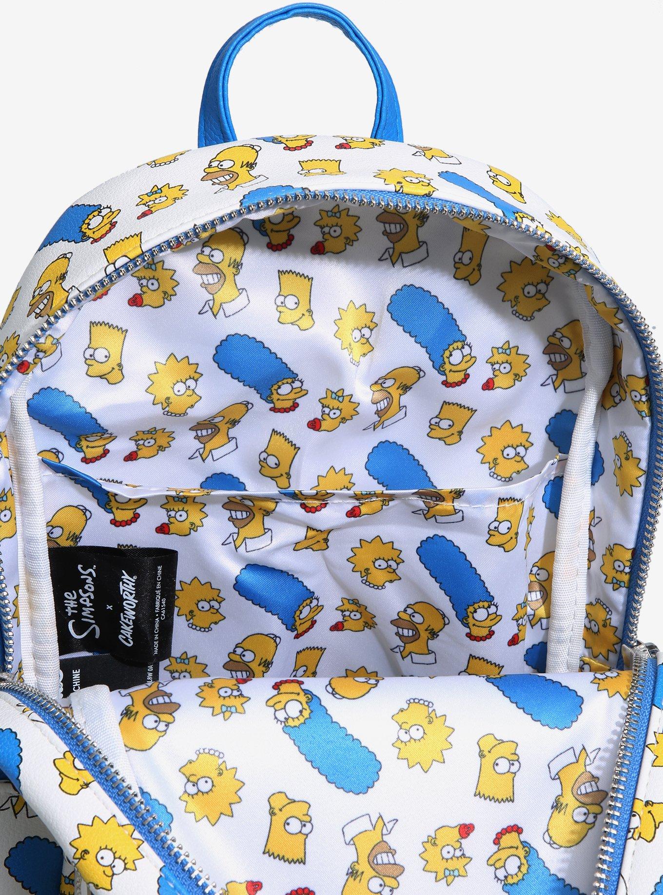 Cakeworthy The Simpsons Portraits Allover Print Mini Backpack | BoxLunch