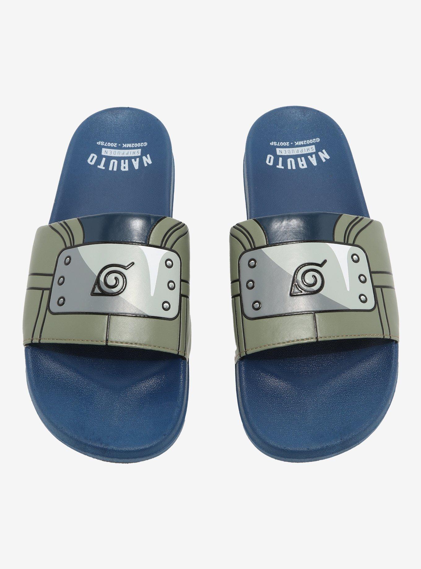 Naruto Shippuden Kakashi Cosplay Slide Sandals | Hot Topic