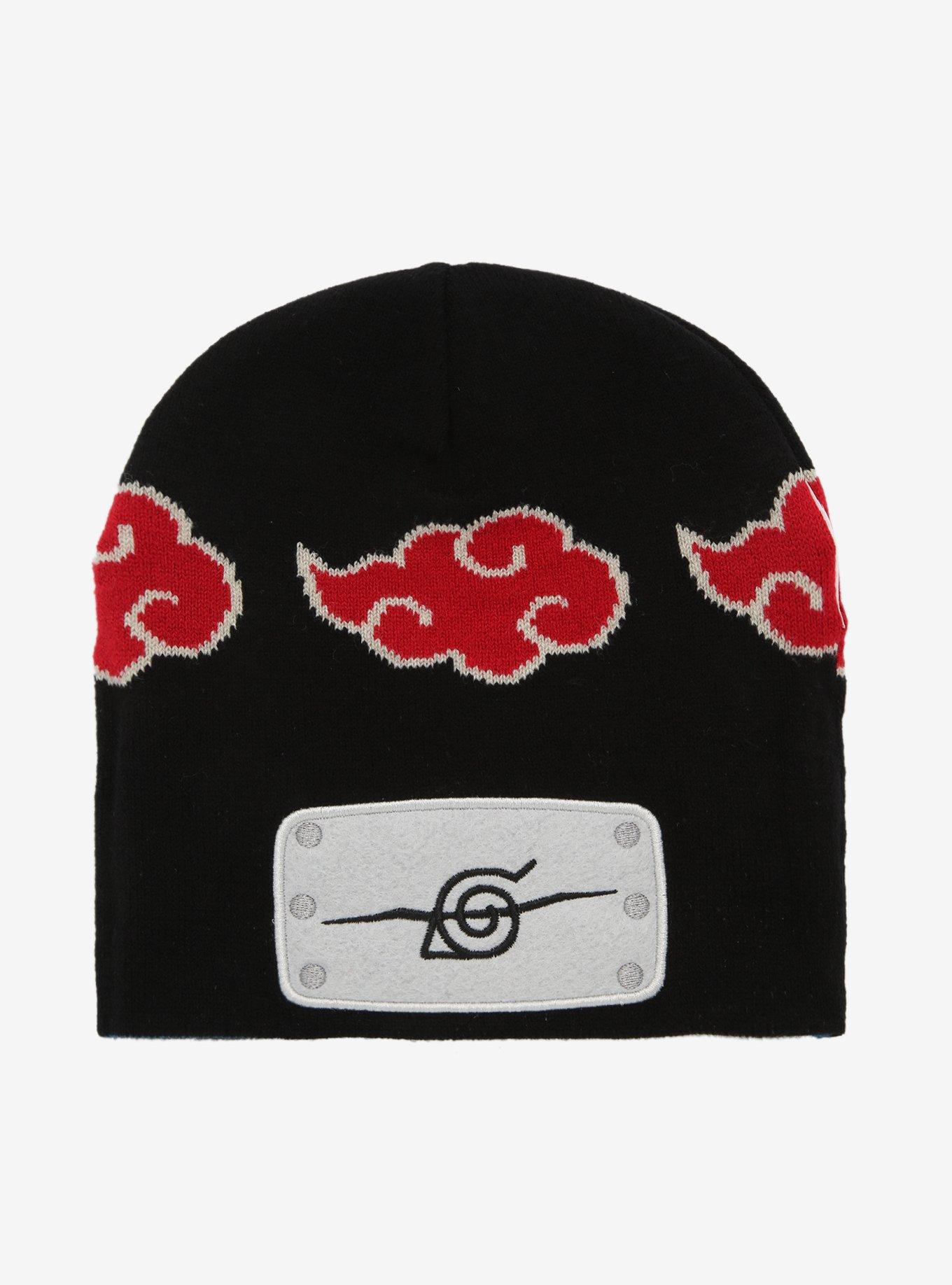 Naruto Shippuden Akatsuki Clouds Reversible Beanie | Hot Topic