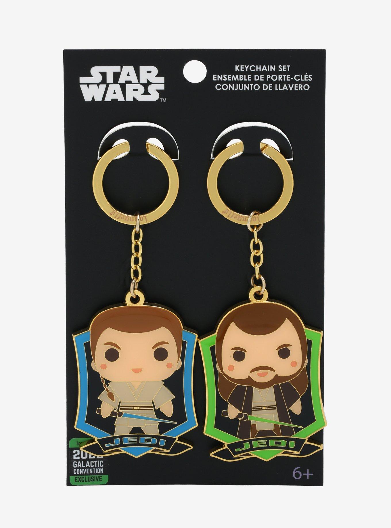 Loungefly Star Wars: Episode I - The Phantom Menace Chibi Obi-Wan & Qui ...