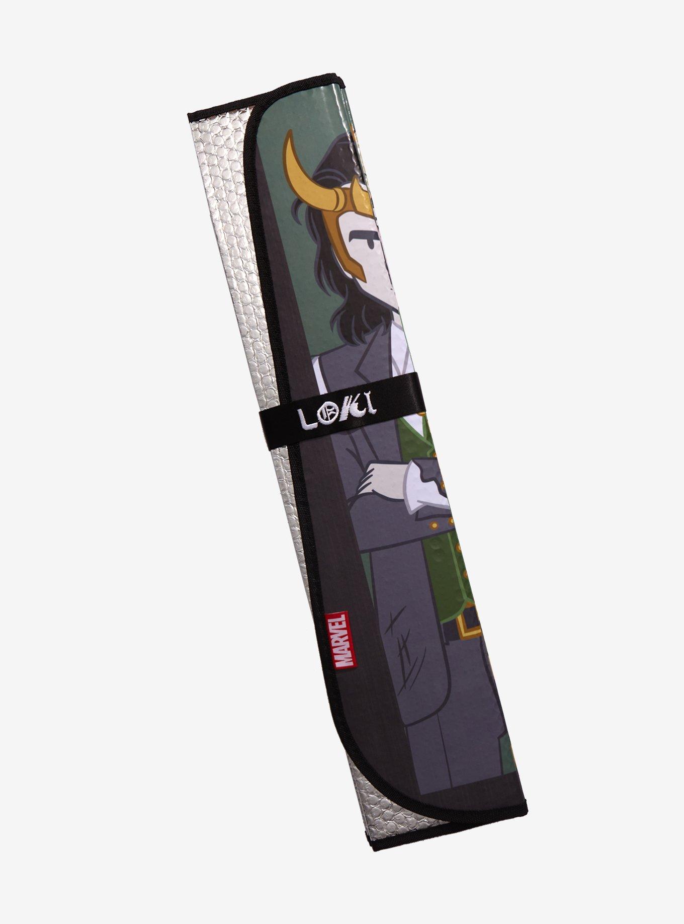 Marvel Loki Variants Panel Portraits Sunshade | BoxLunch