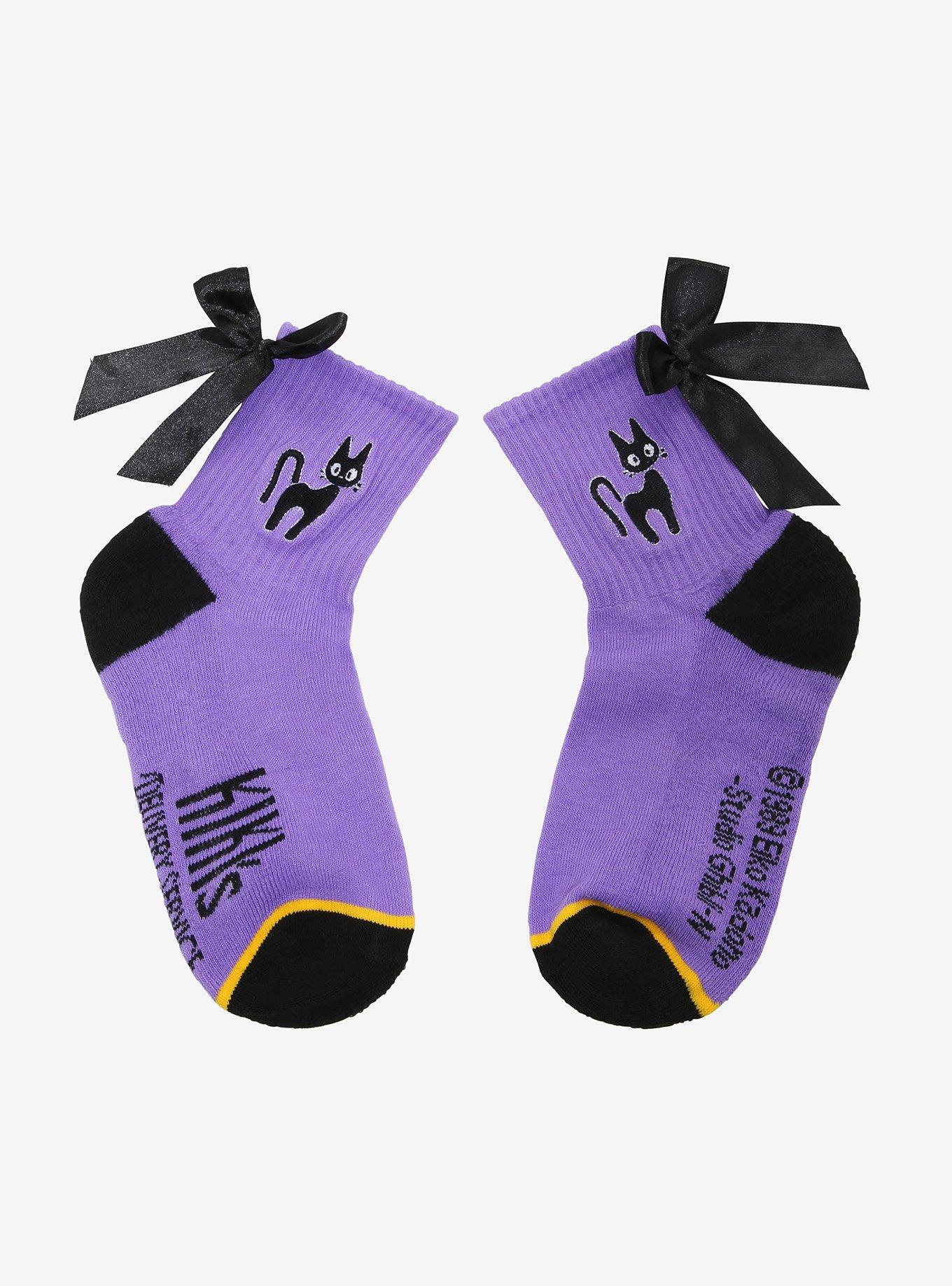Studio Ghibli Kiki's Delivery Service Bow Ankle Socks | Hot Topic
