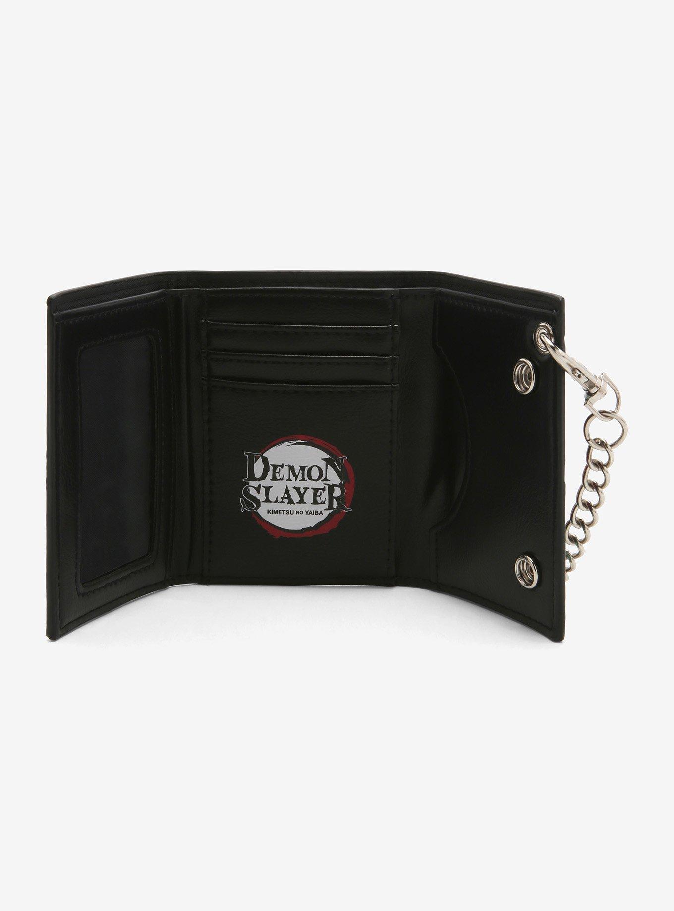 Demon Slayer: Kimetsu No Yaiba Demon Slayer Corps Trifold Chain Wallet ...
