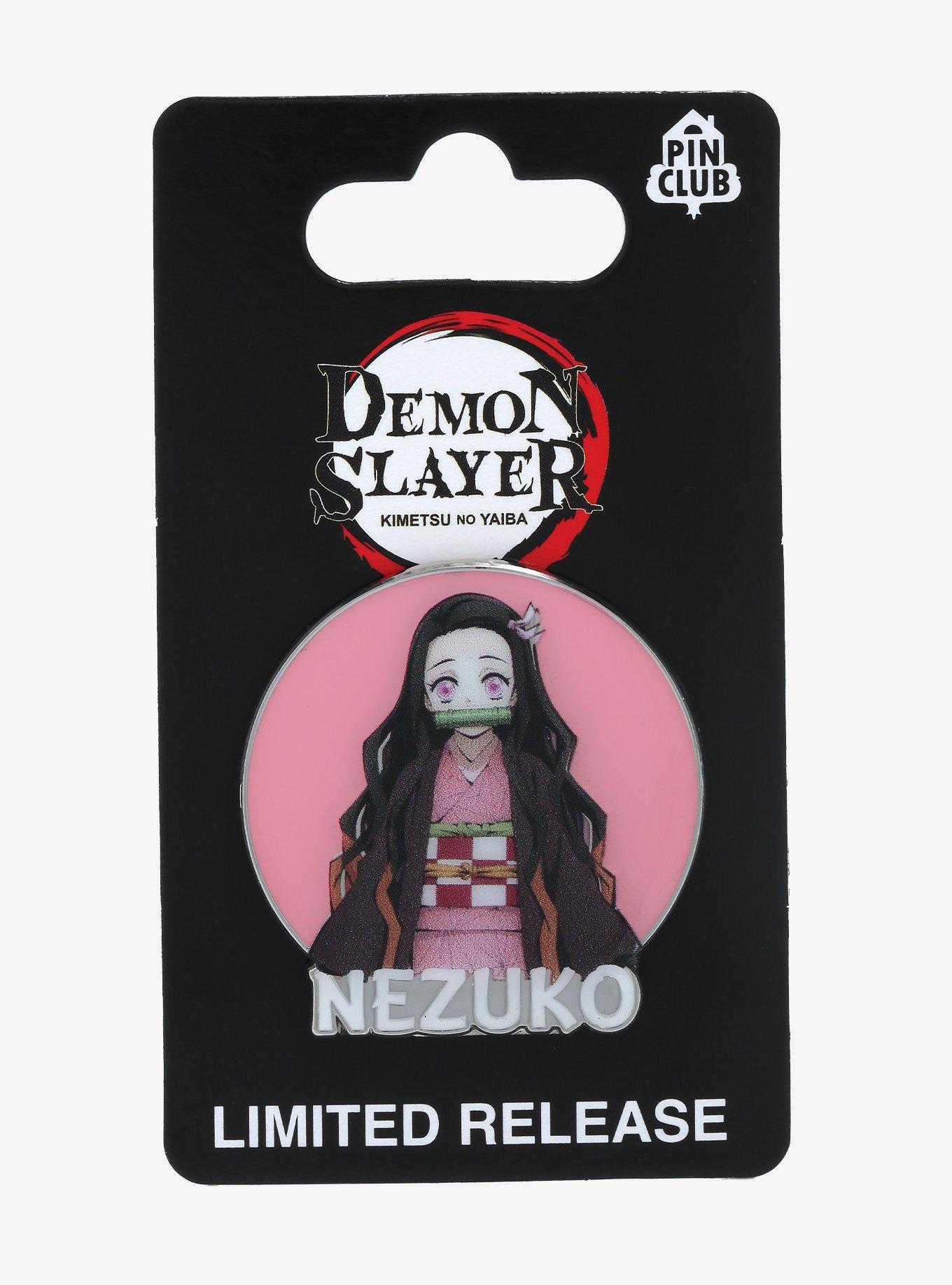 Demon Slayer: Kimetsu no Yaiba Nezuko Circle Frame Enamel Pin | BoxLunch
