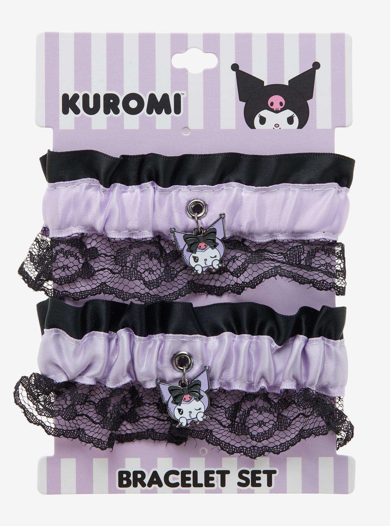 Kuromi Lace Cuff Bracelet Set | Hot Topic