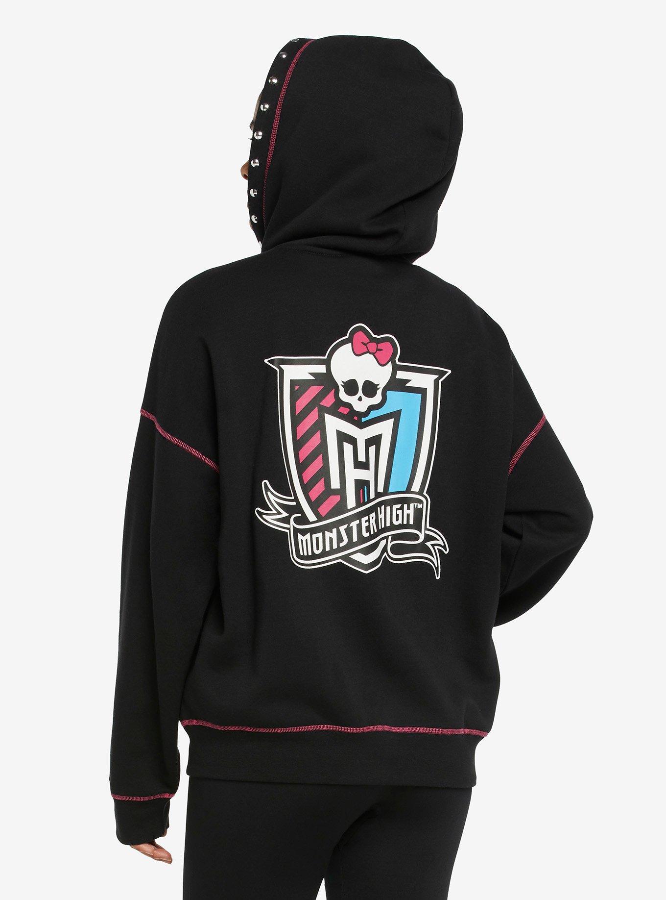 Monster High Logo Plaid Girls Hoodie | Hot Topic