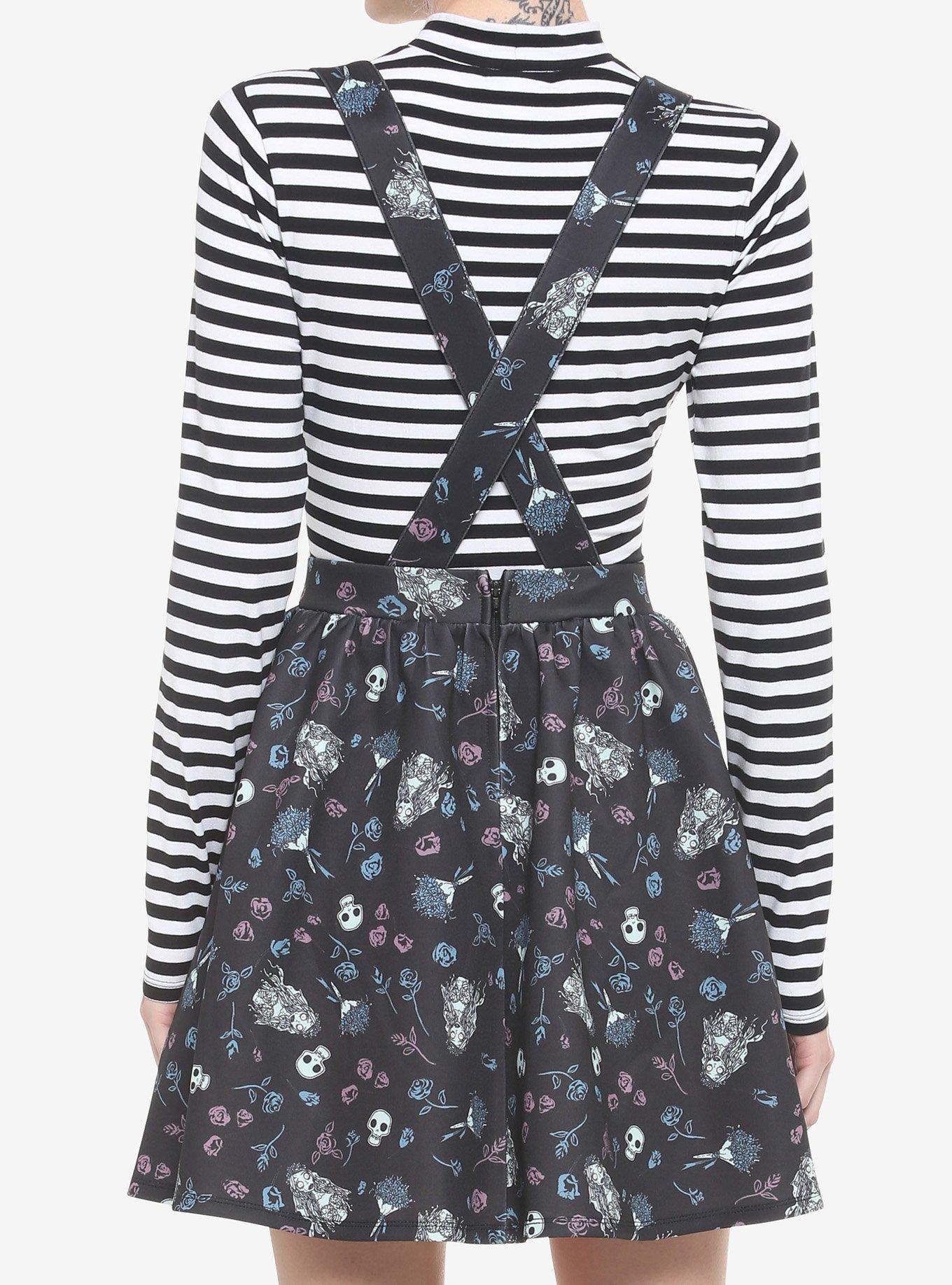 Corpse Bride Icon Suspender Skirt | Hot Topic