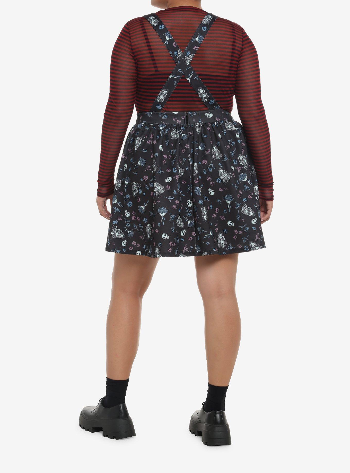 Corpse Bride Icon Suspender Skirt Plus Size | Hot Topic