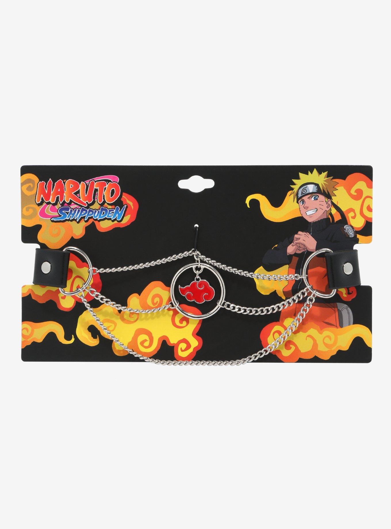 Naruto Shippuden Akatsuki Chain Choker | Hot Topic