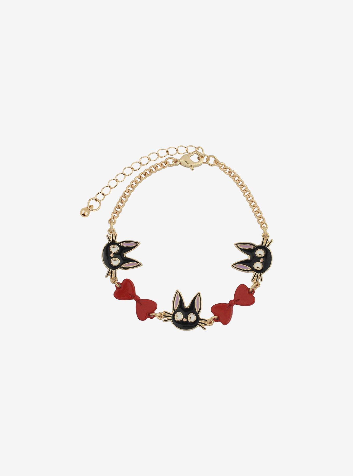 Studio Ghibli Kiki's Delivery Service Jiji Bow Bracelet | Hot Topic