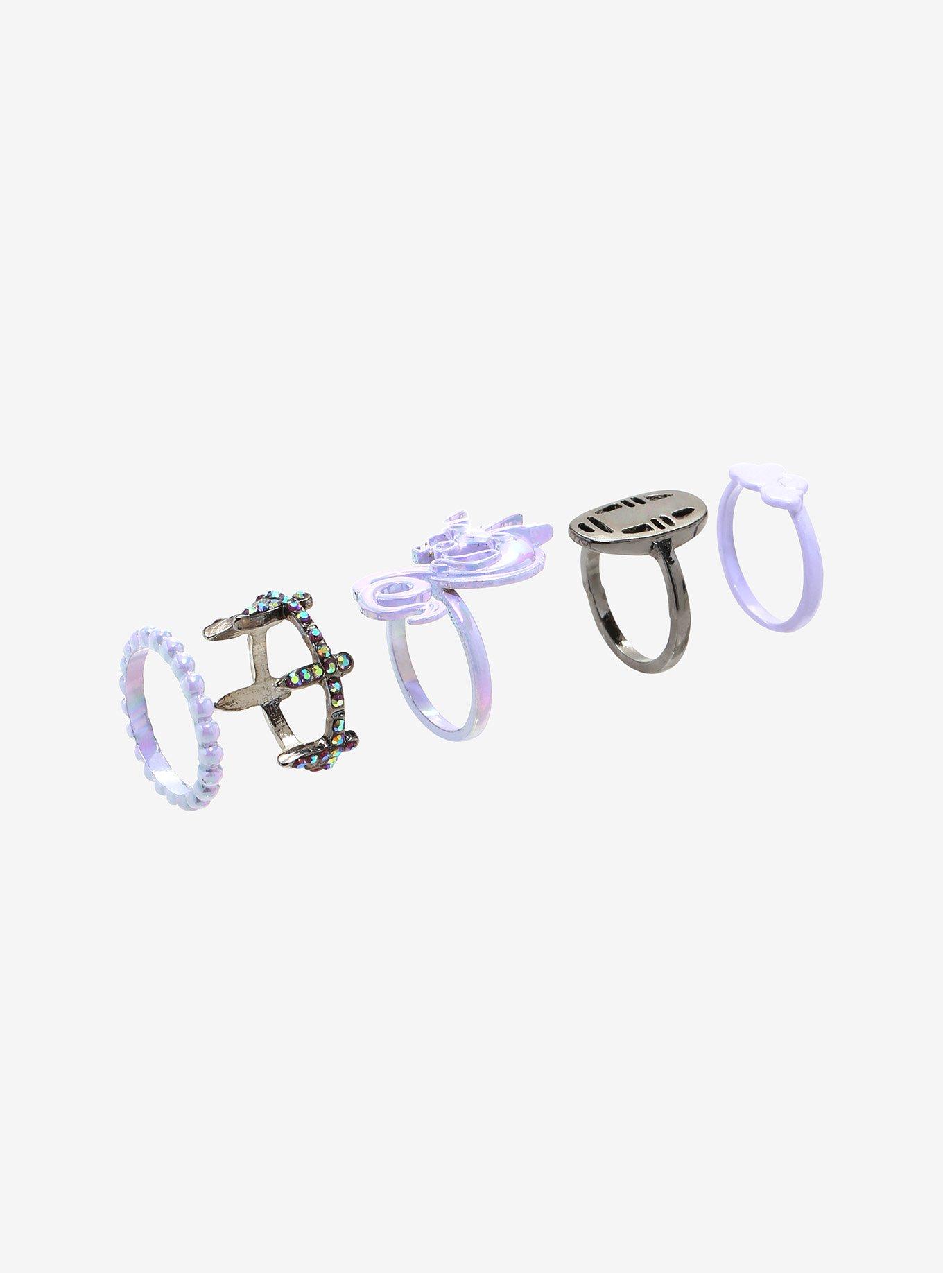 Studio Ghibli Spirited Away Haku Lavender Ring Set | Hot Topic