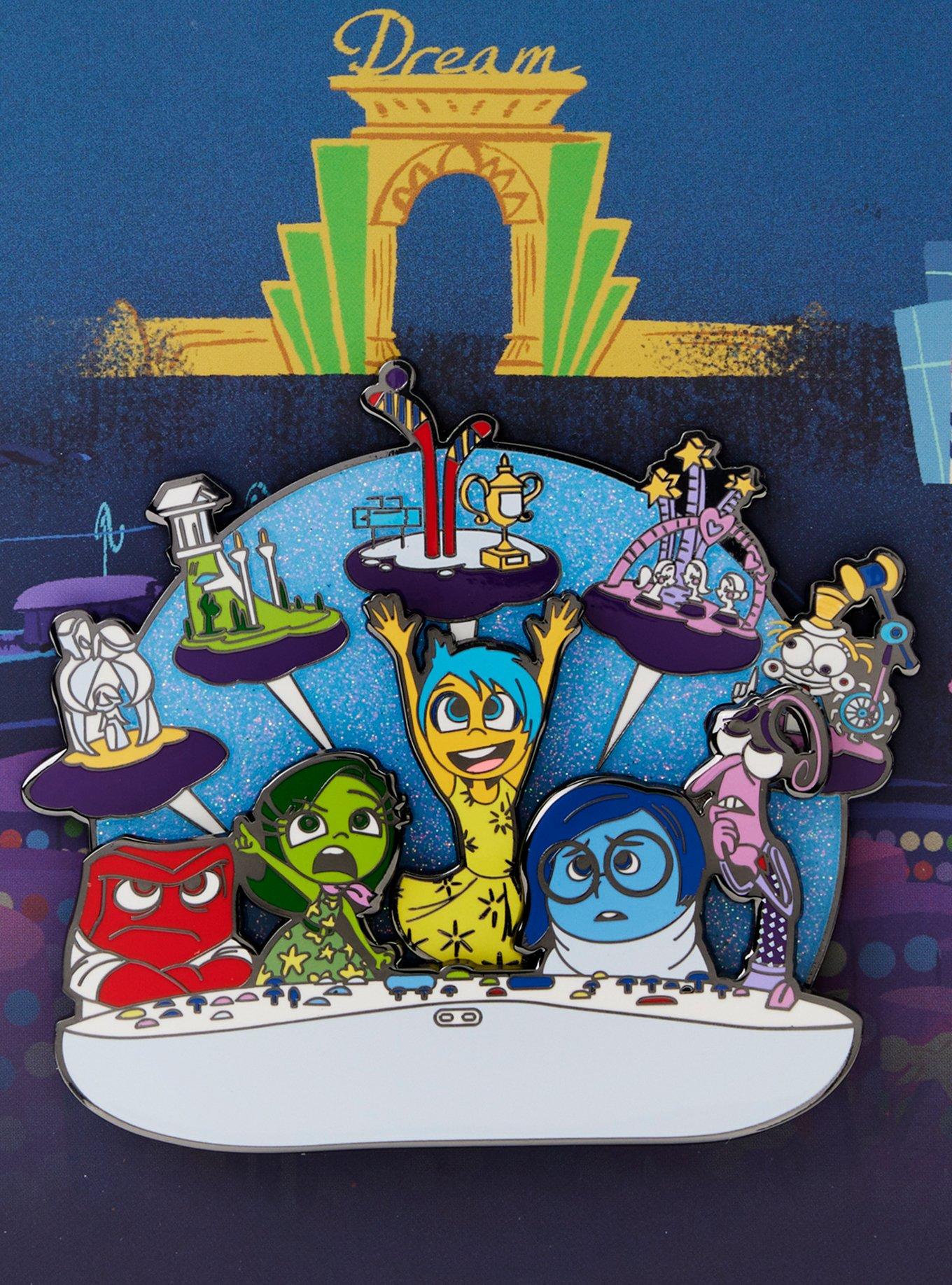 Loungefly Disney Pixar Inside Out Panel Slider Enamel Pin | Hot Topic