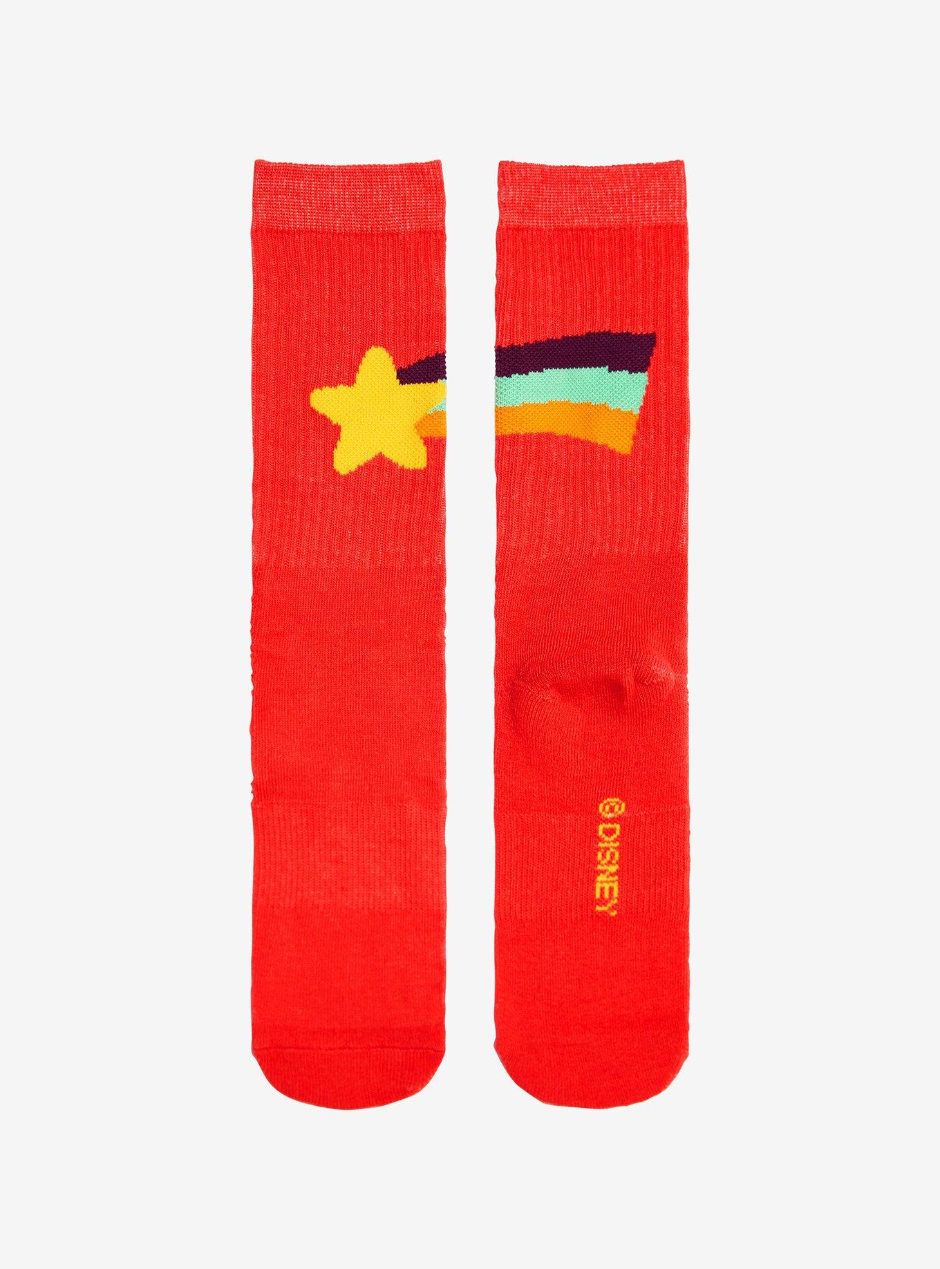 Disney Gravity Falls Mabel Star Crew Socks | Hot Topic