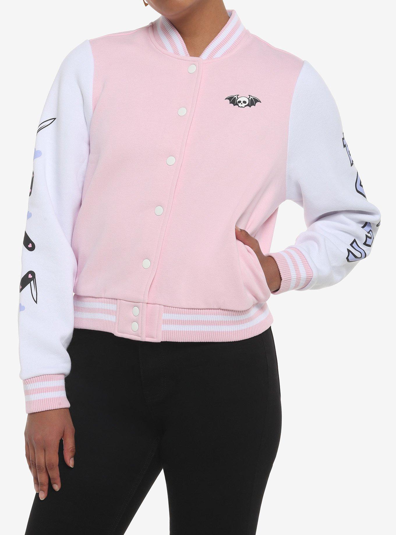 Kawaii Goth Pastel Girls Varsity Jacket | Hot Topic