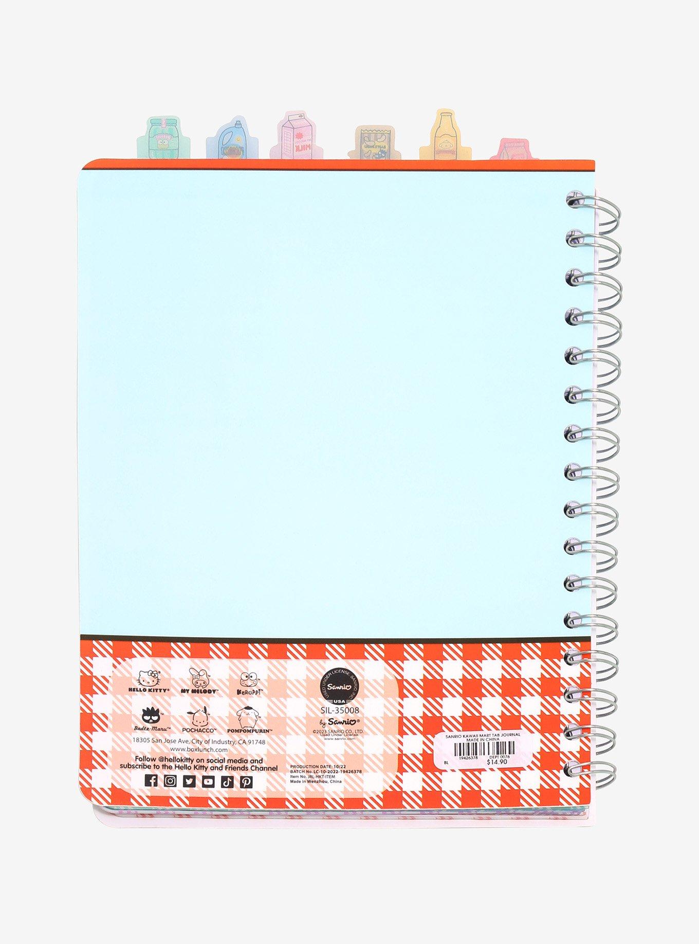 Sanrio Hello Kitty and Friends Kawaii Mart Tab Journal - BoxLunch ...
