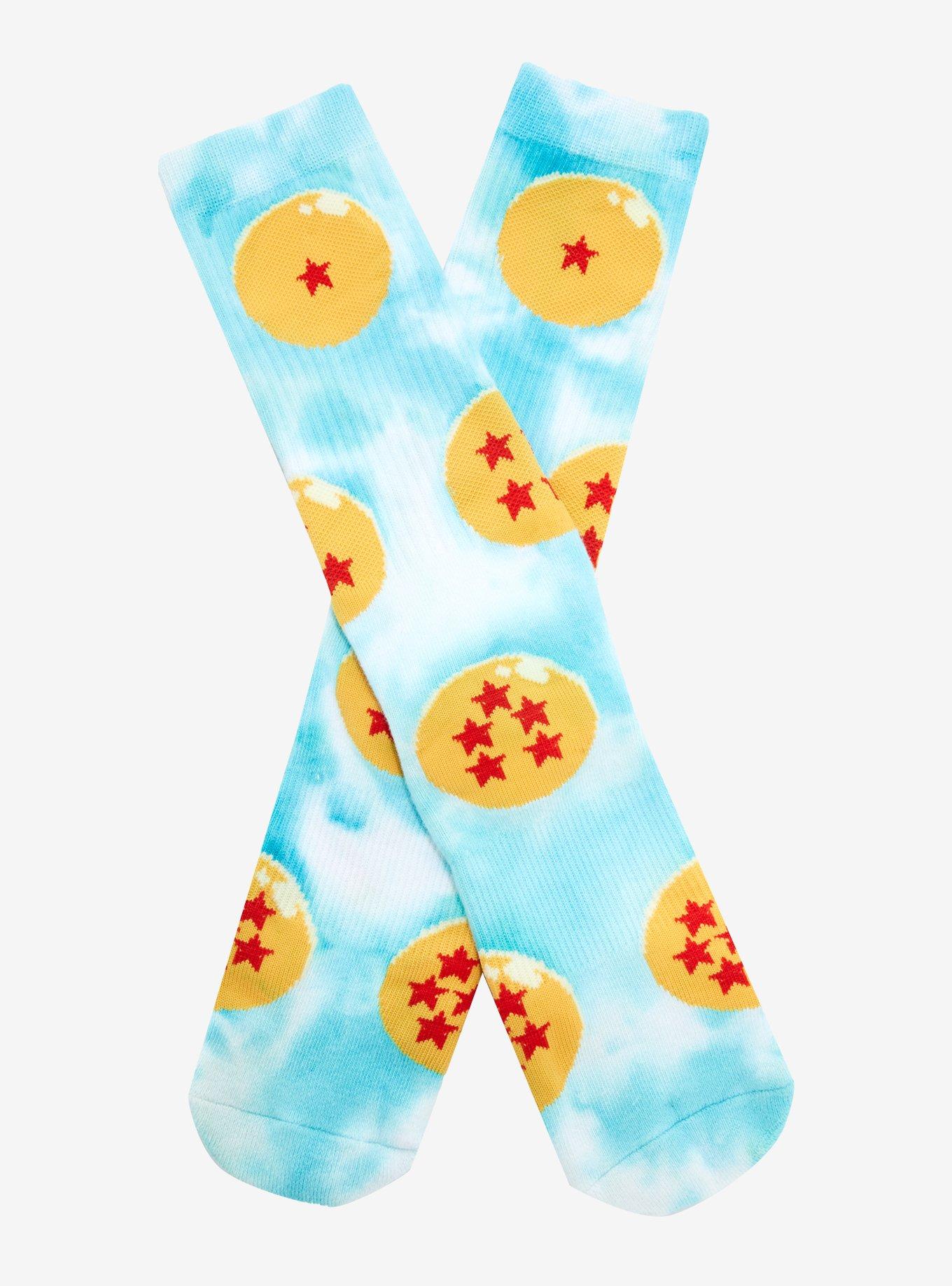Dragon Ball Z Dragon Balls Tie-Dye Crew Socks - BoxLunch Exclusive ...