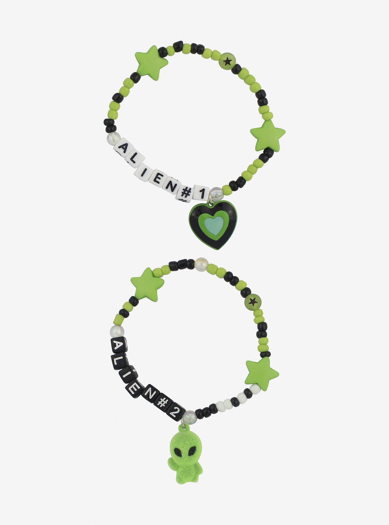 Alien Best Friend Beaded Bracelet Set | Hot Topic
