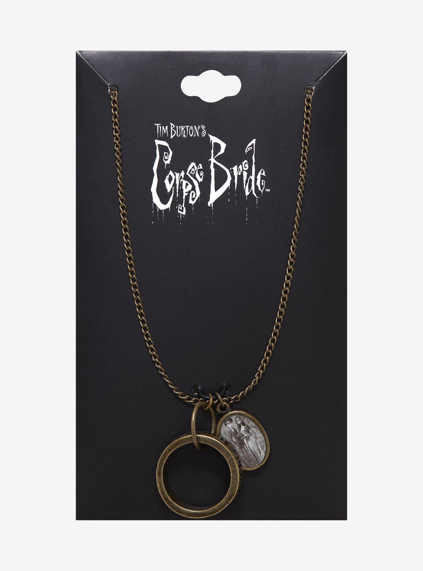 Corpse Bride Portrait Ring Necklace | Hot Topic