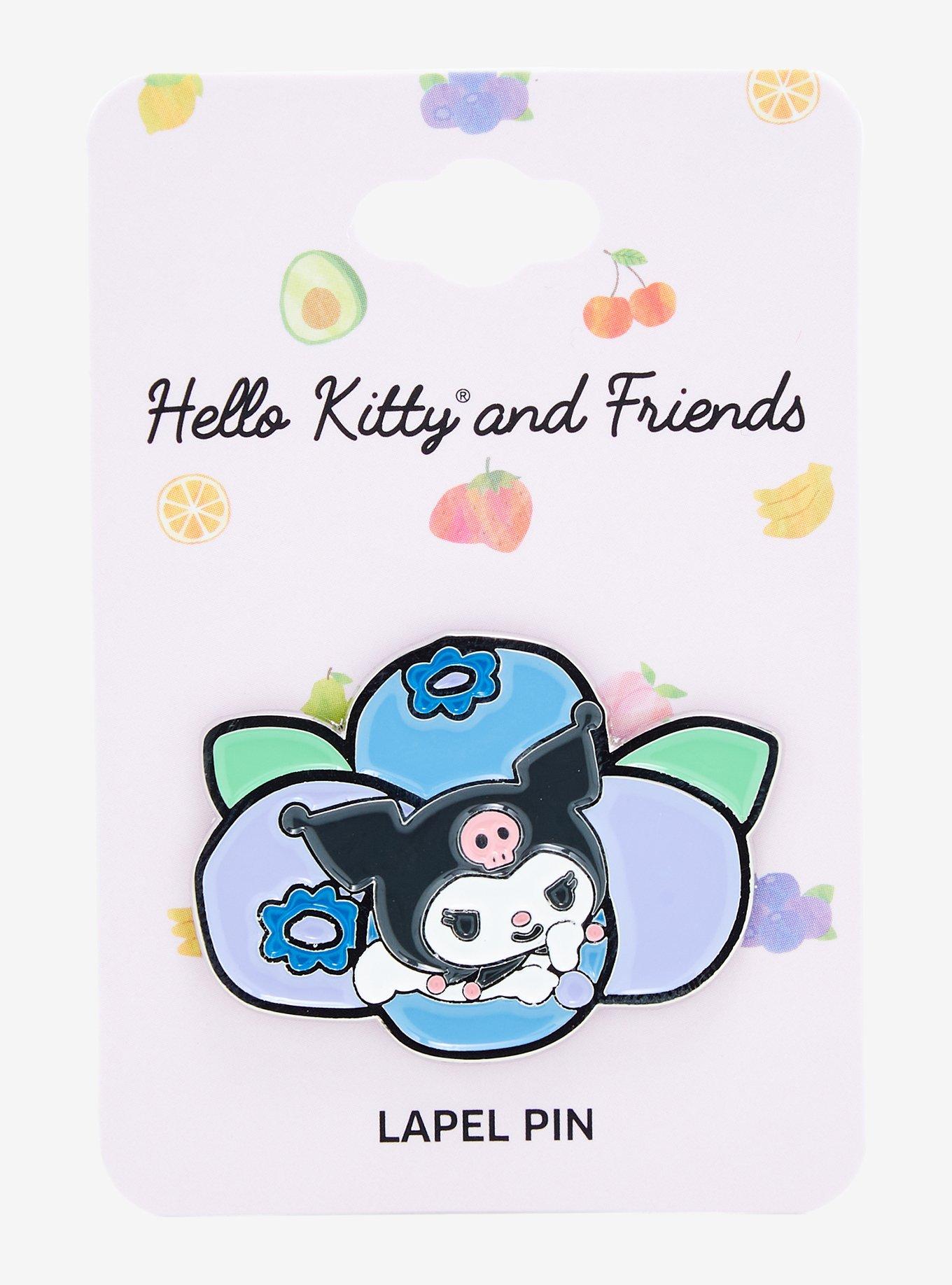 Sanrio Fruit Hello Kitty and Friends Kuromi & Blueberry Enamel Pin ...