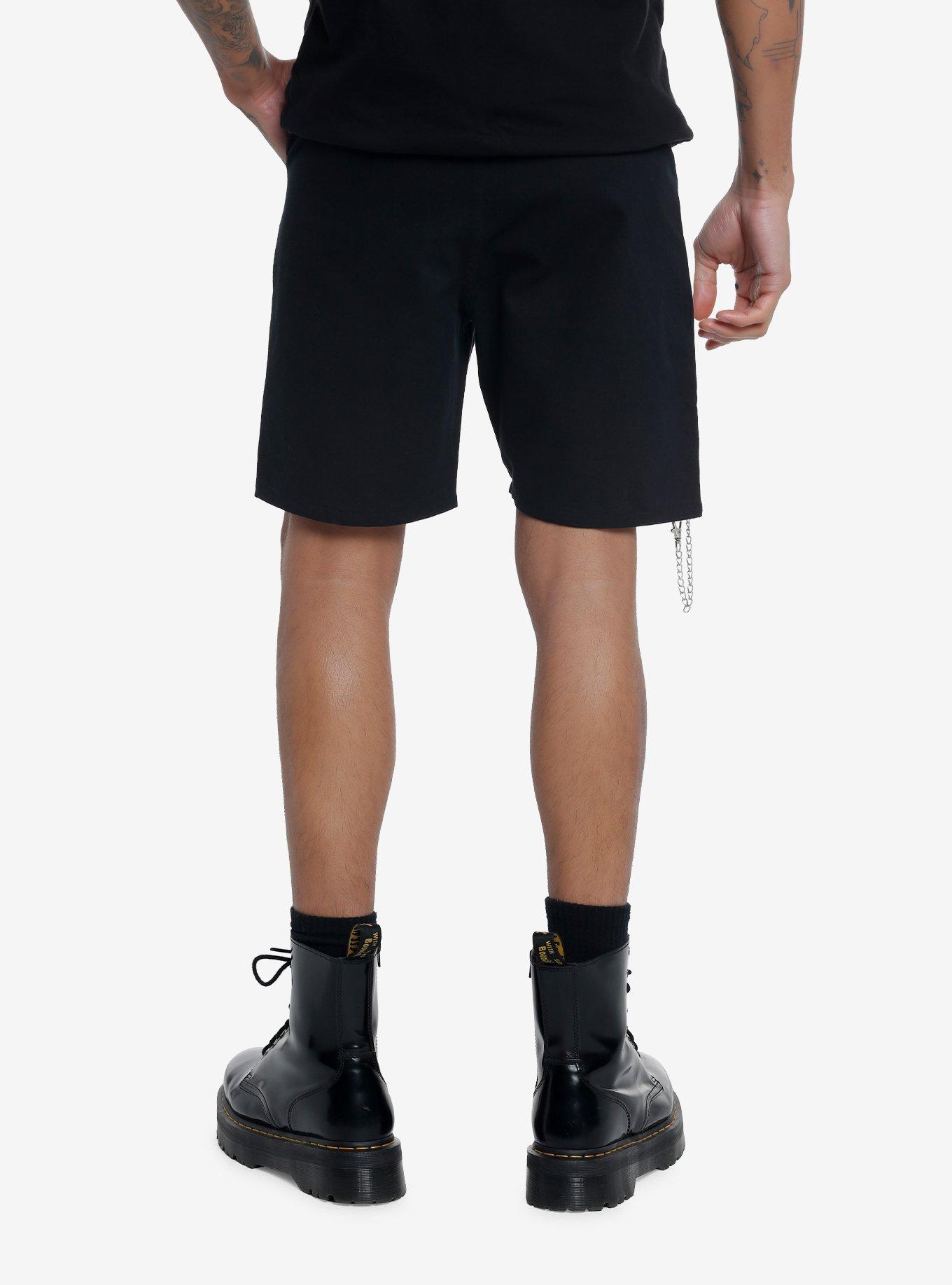 Black Stud Shorts | Hot Topic