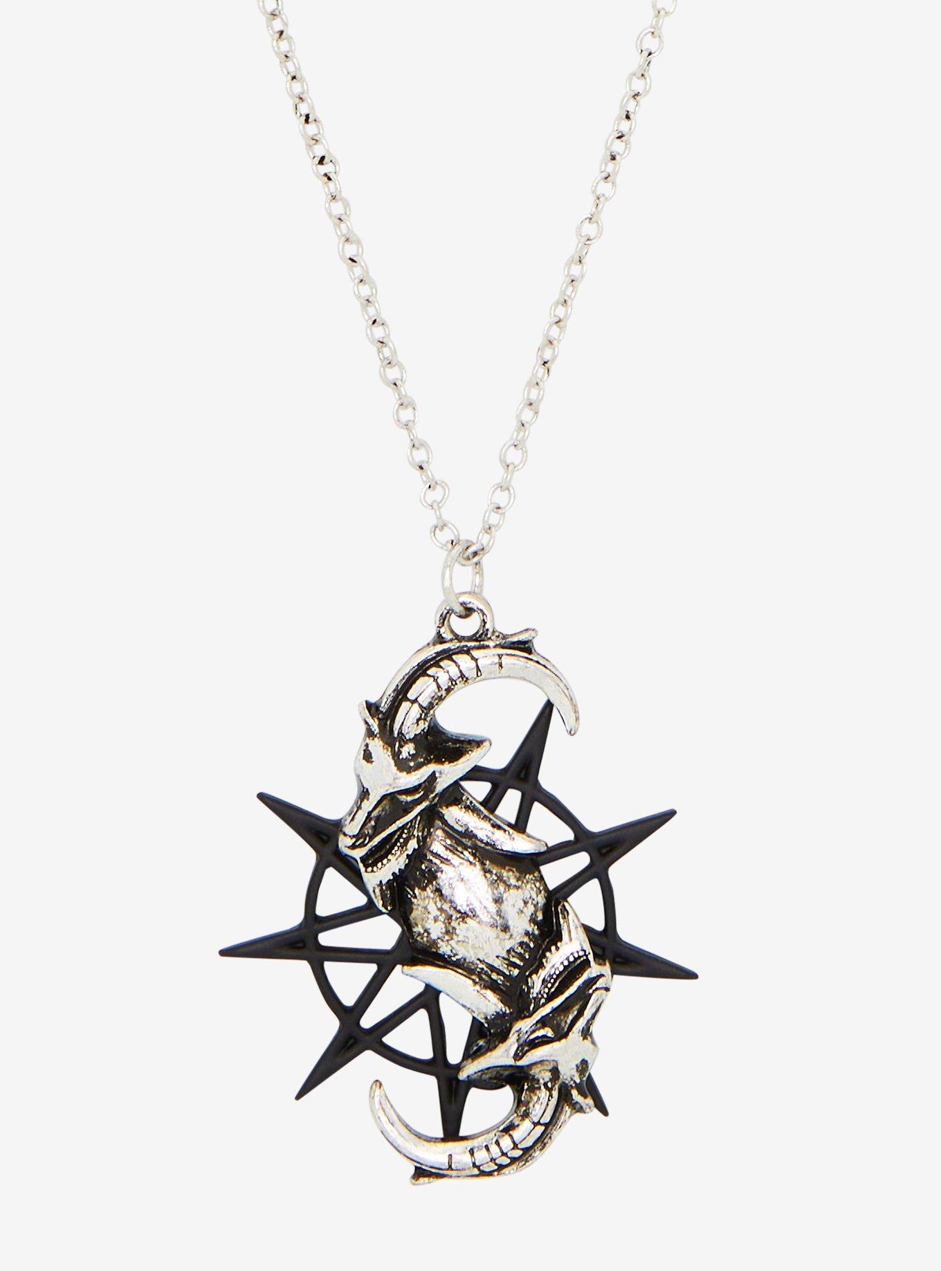 Slipknot Nonagram Logo Pendant Necklace | Hot Topic