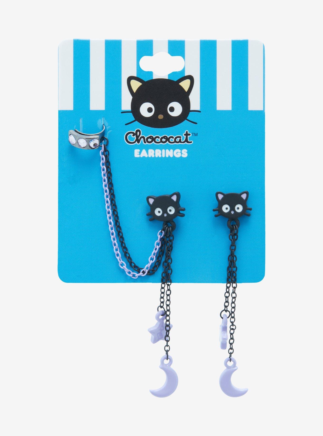 Chococat Lavender Celestial Chain Cuff Earrings | Hot Topic