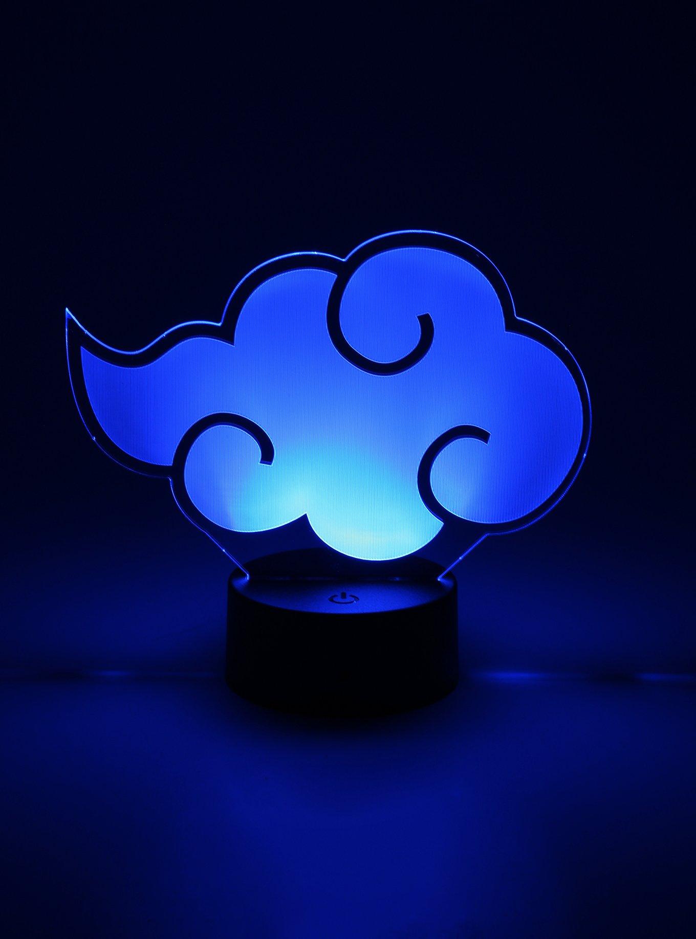 Otaku Lamps Naruto Shippuden Akatsuki Cloud Acrylic Lamp | Hot Topic
