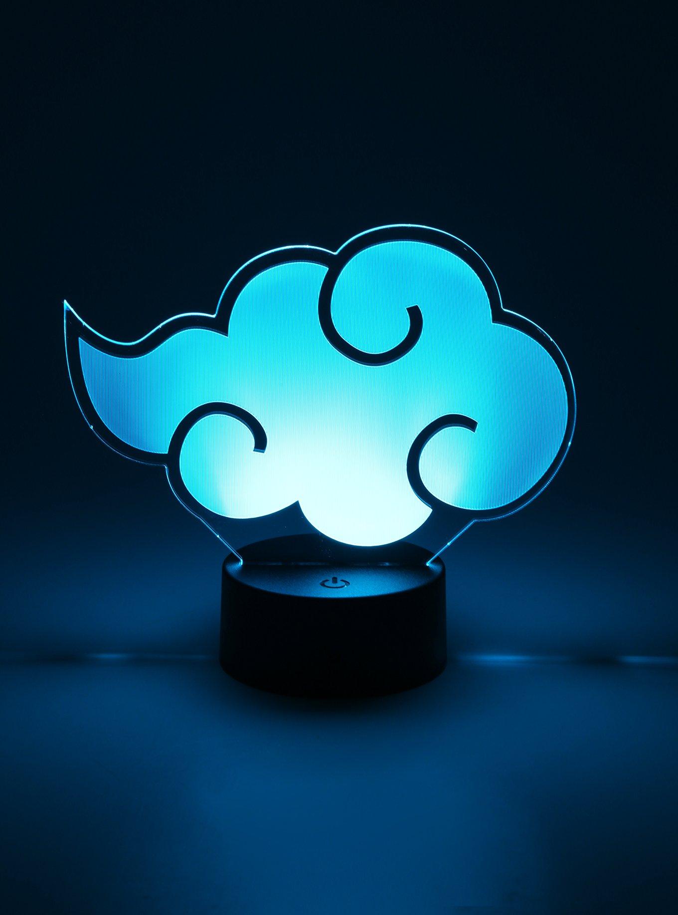 Otaku Lamps Naruto Shippuden Akatsuki Cloud Acrylic Lamp | Hot Topic