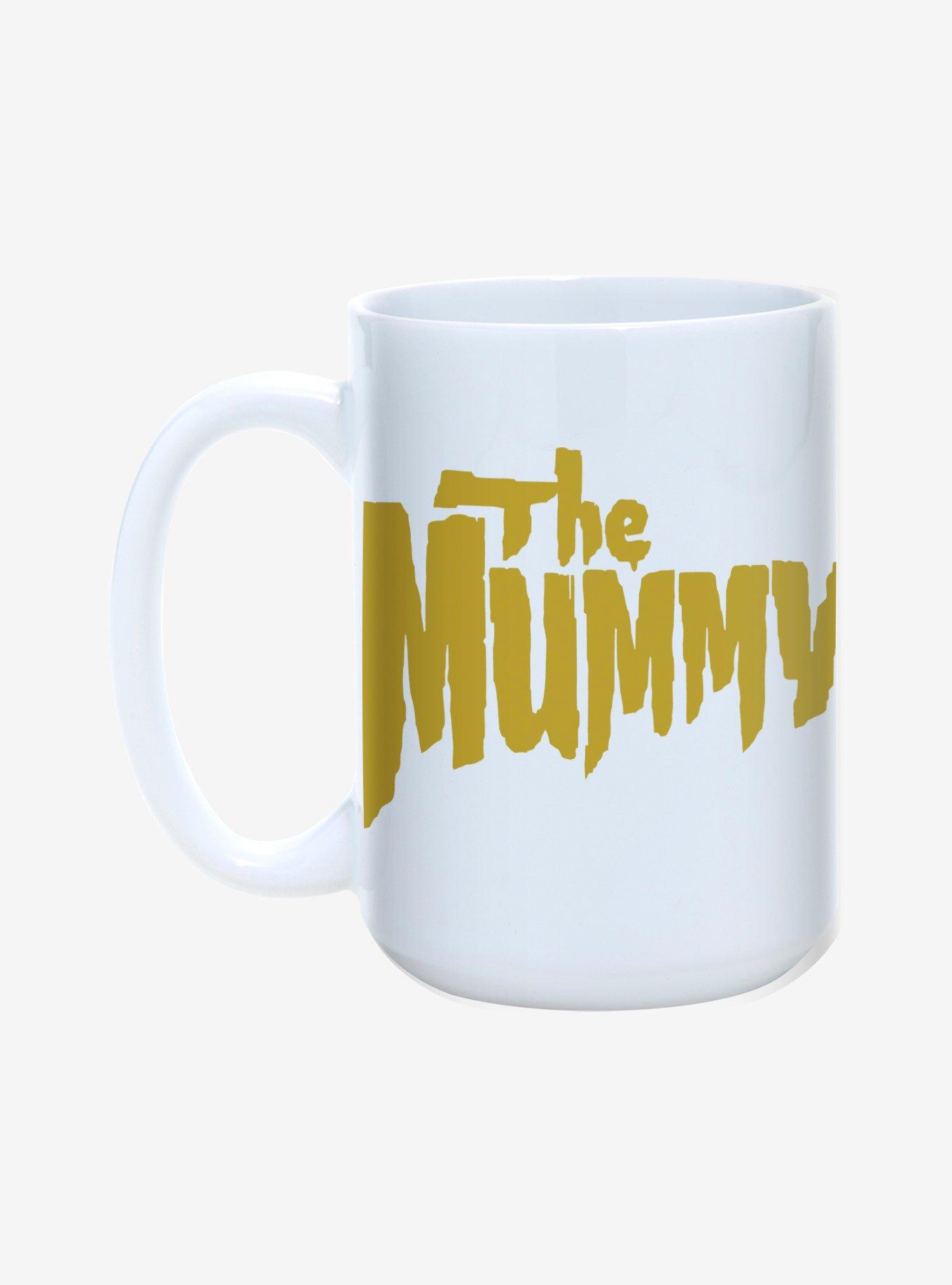 Universal Monsters The Mummy Logo Mug 15oz - WHITE | Hot Topic