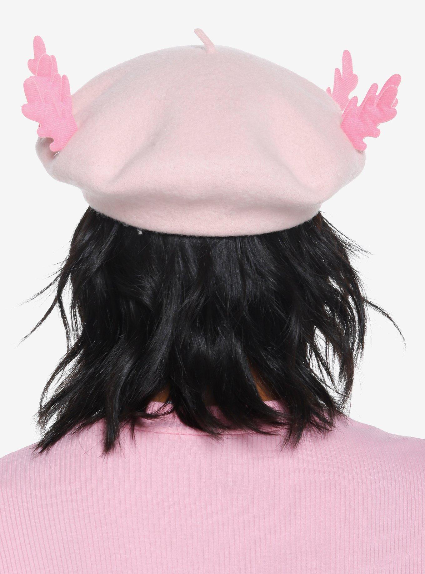Pink Axolotl Figural Beret | Hot Topic