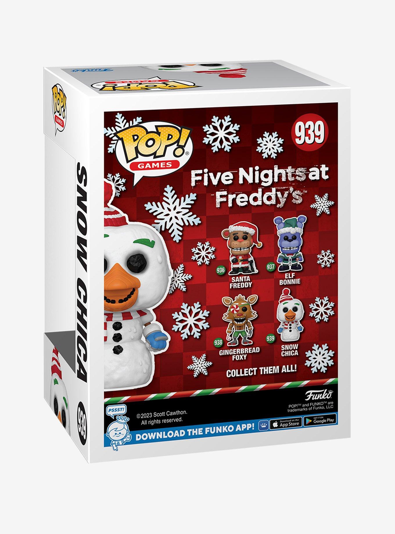 Funko Five Night's At Freddy's: Holiday Season Snow Chica Vinyl Figure ...