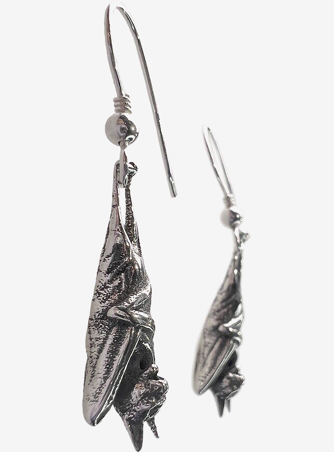 Nightfall Silver Earrings | Hot Topic