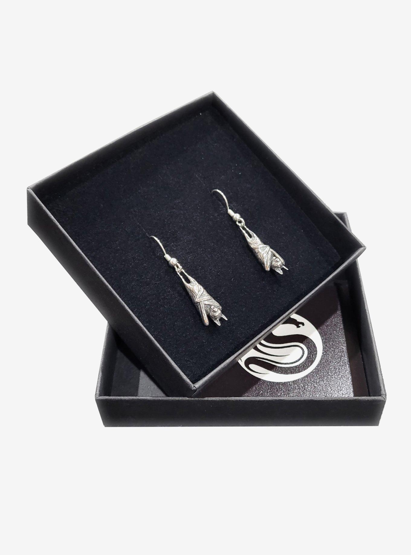 Nightfall Silver Earrings | Hot Topic