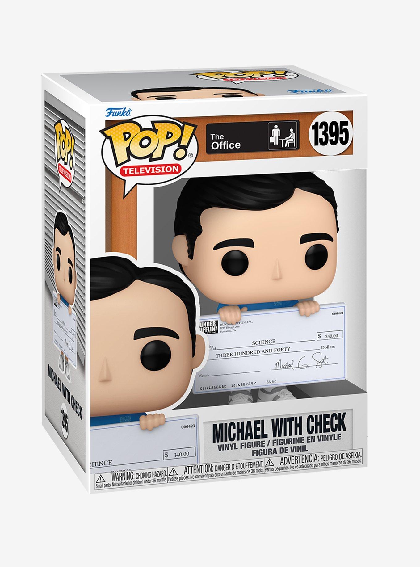 Funko Pop! Television The Office Michael with Check Vinyl Figure | BoxLunch