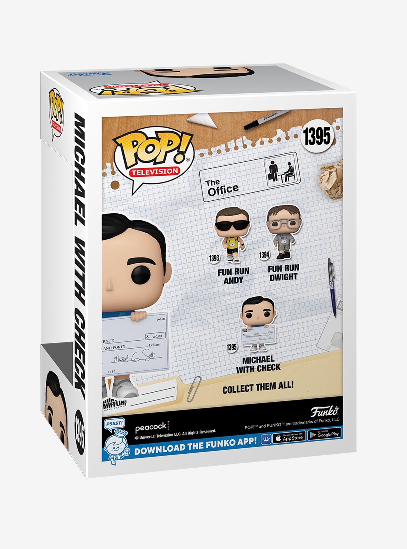 Funko Pop! Television The Office Michael with Check Vinyl Figure | BoxLunch
