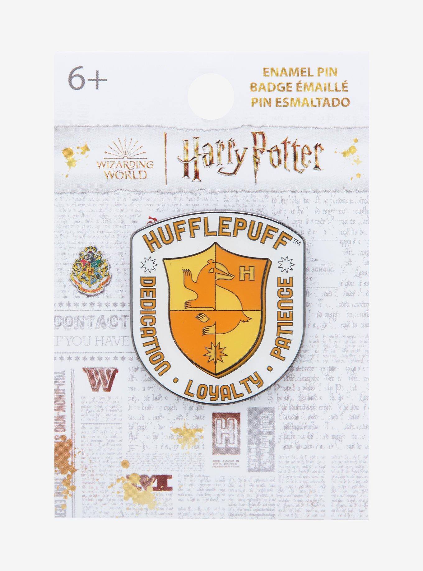 Loungefly Harry Potter Hufflepuff Geometric Crest Enamel Pin - BoxLunch ...