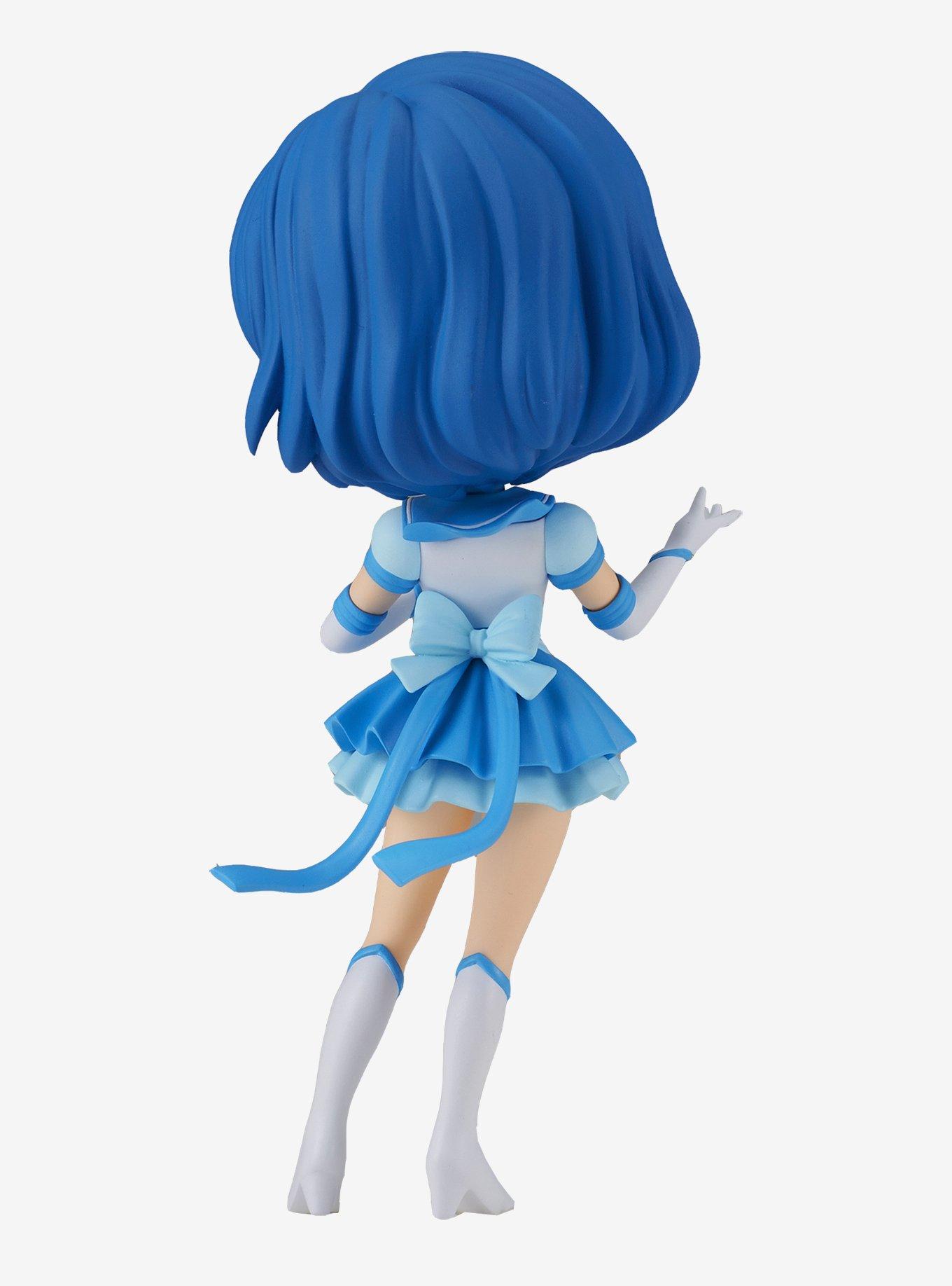 Banpresto Sailor Moon Cosmos Q Posket Eternal Sailor Mercury (Ver. A) Figure | BoxLunch