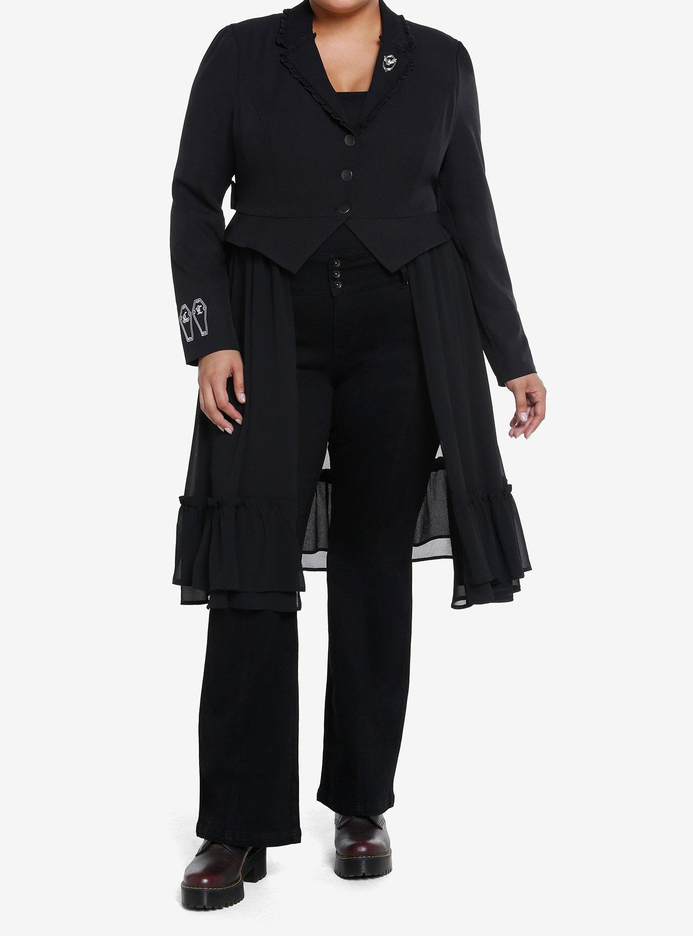 Interview With The Vampire Coffins Peplum Waistcoat Plus Size | Her ...