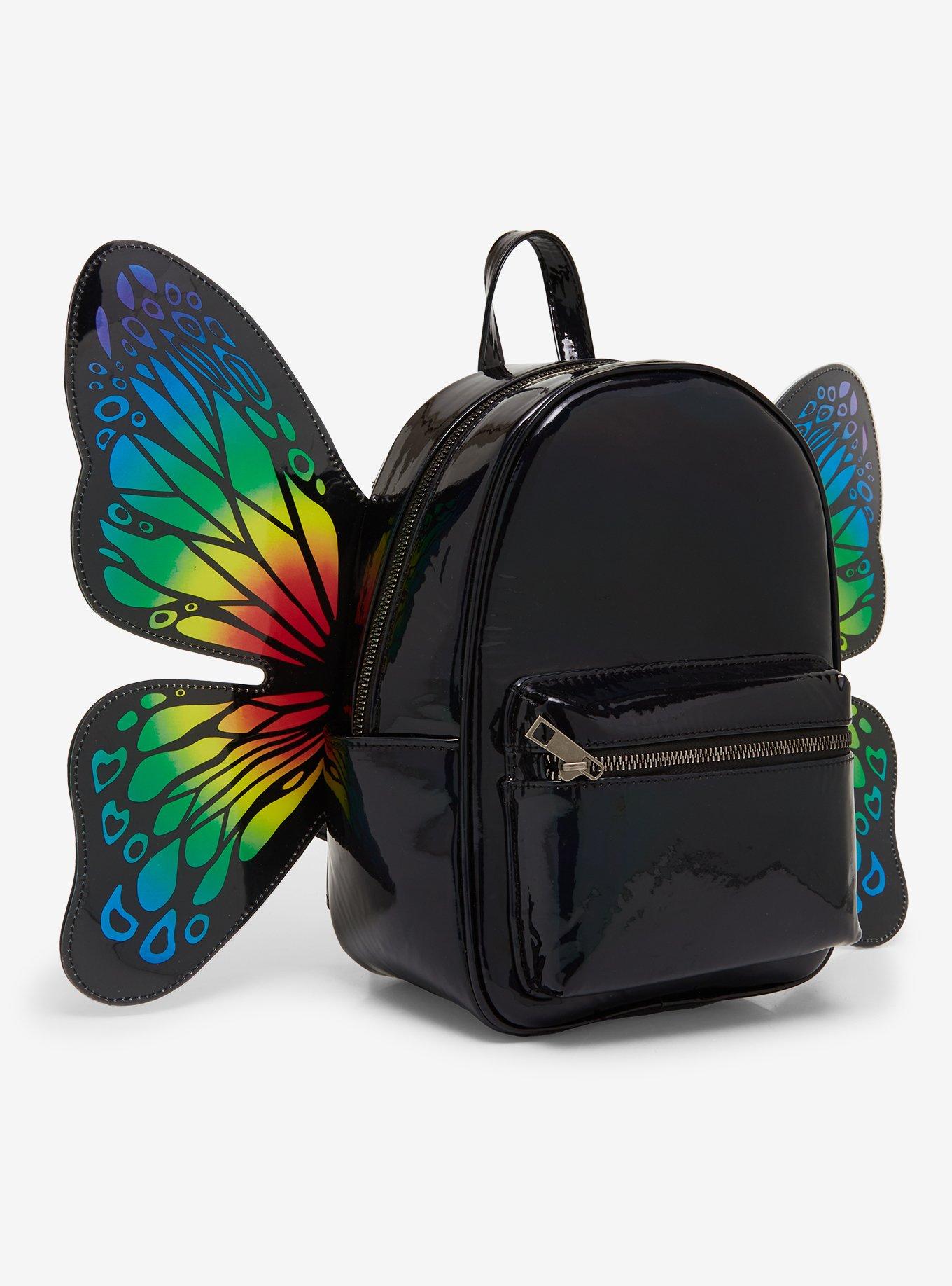 Rainbow Butterfly Wings Mini Backpack | Hot Topic