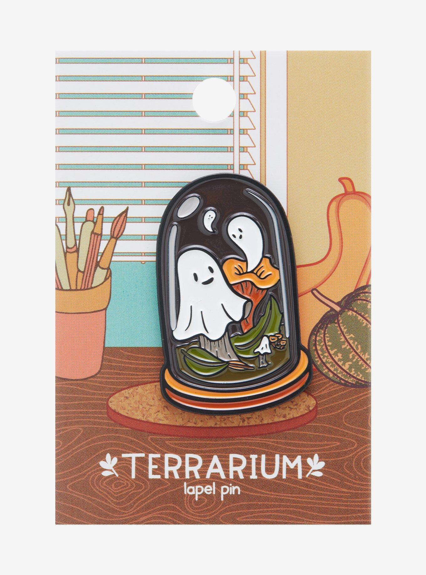 Ghost Terrarium Enamel Pin | Hot Topic