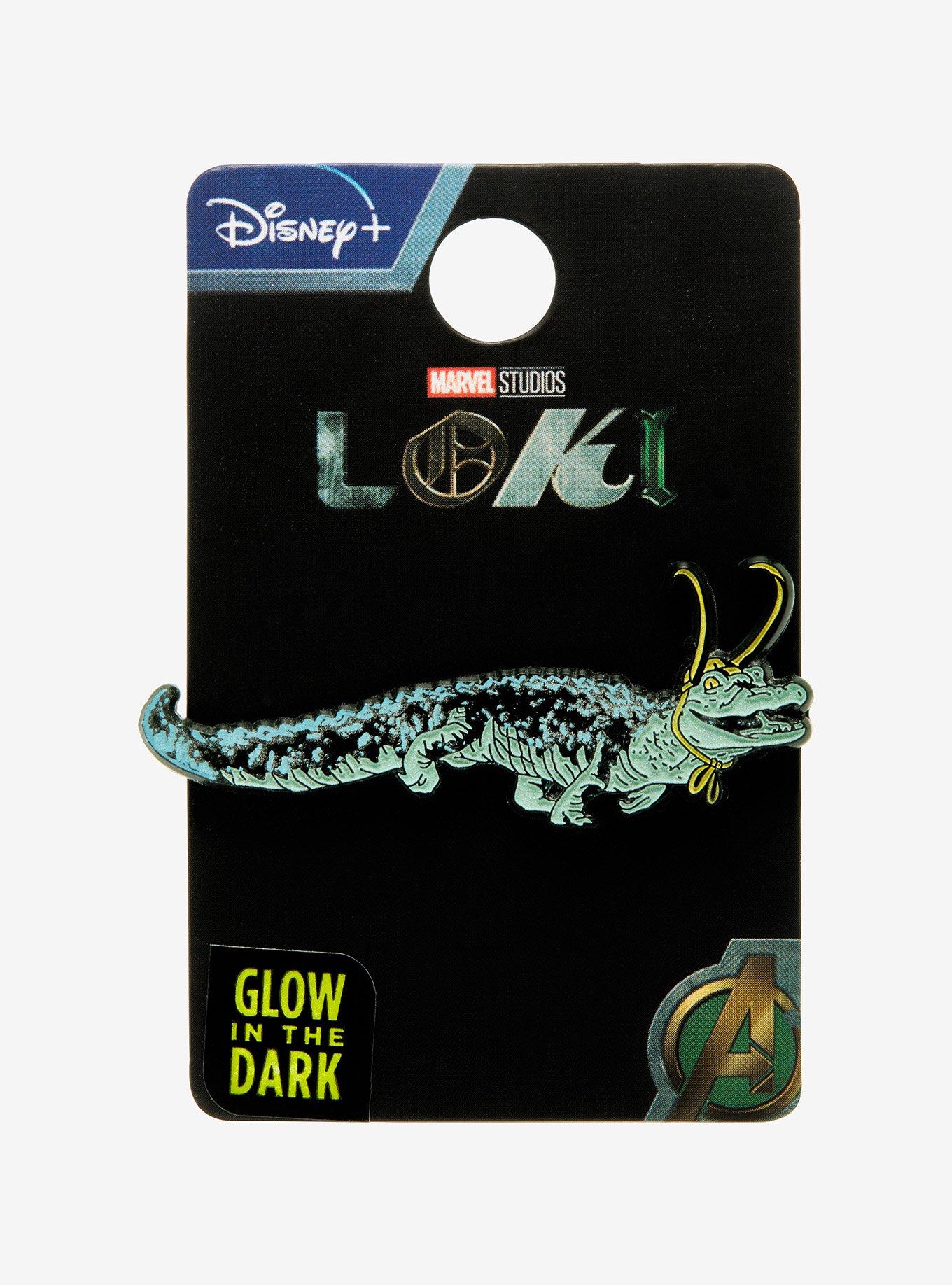 Marvel Loki Alligator Loki Glow-in-the-Dark Enamel Pin - BoxLunch ...