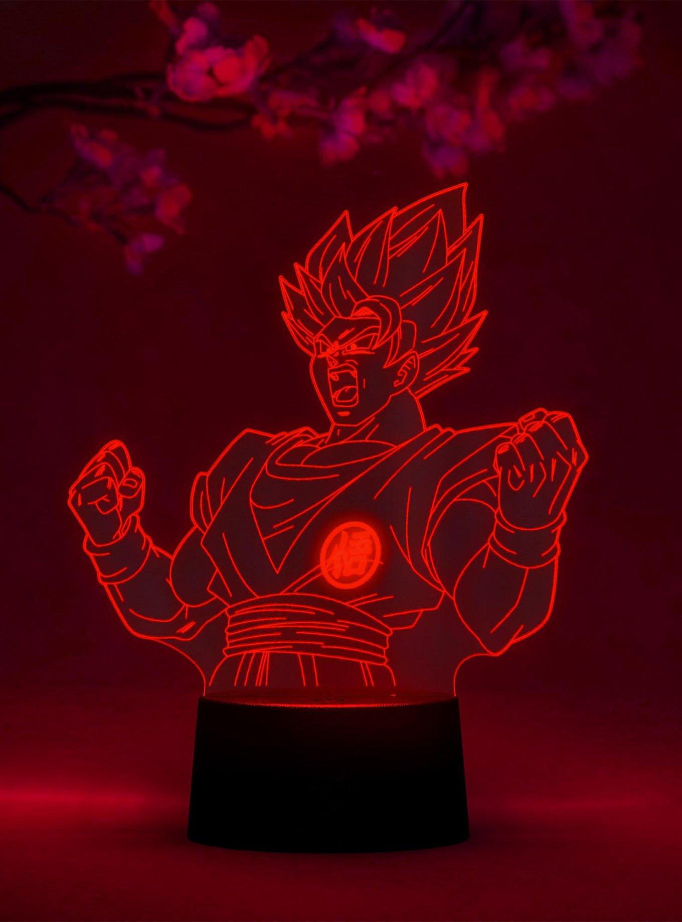 Otaku Lamps Dragon Ball Super Goku Super Saiyan God: Kaio-ken | Hot Topic