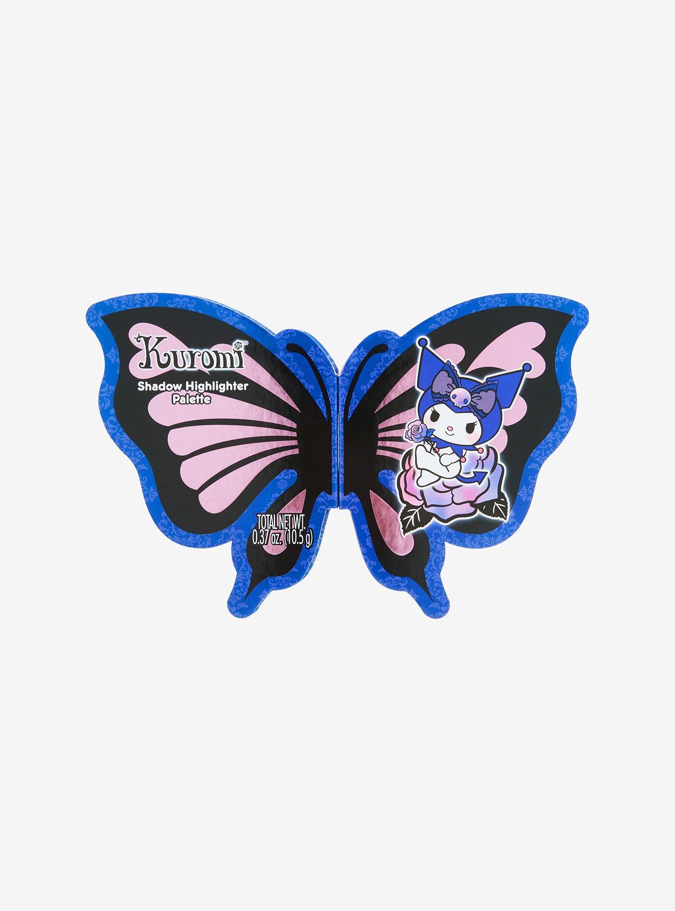 Hot Topic Kuromi Butterfly Eyeshadow & Highlighter Palettete Set ...