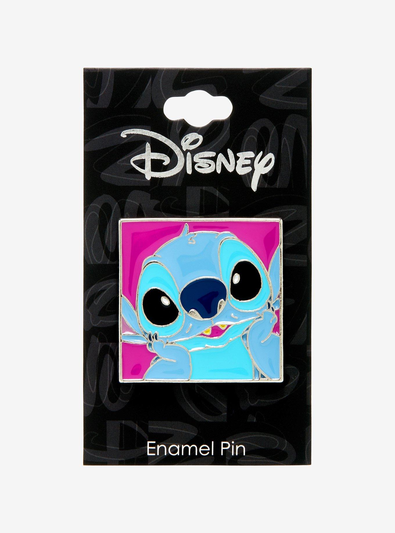 Disney Lilo & Stitch Close-Up Stitch Portrait Enamel Pin - BoxLunch ...